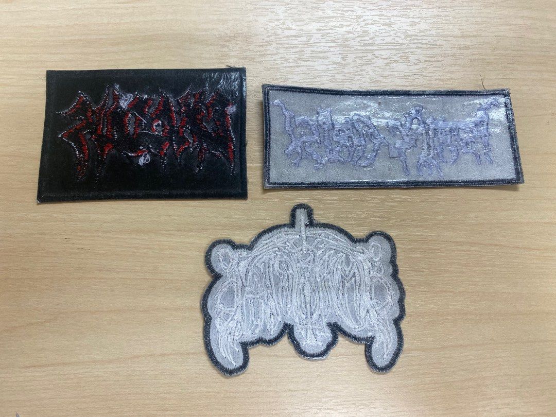 VINTAGE BAND PATCHES, Hobbies & Toys, Music & Media, Music Accessories ...