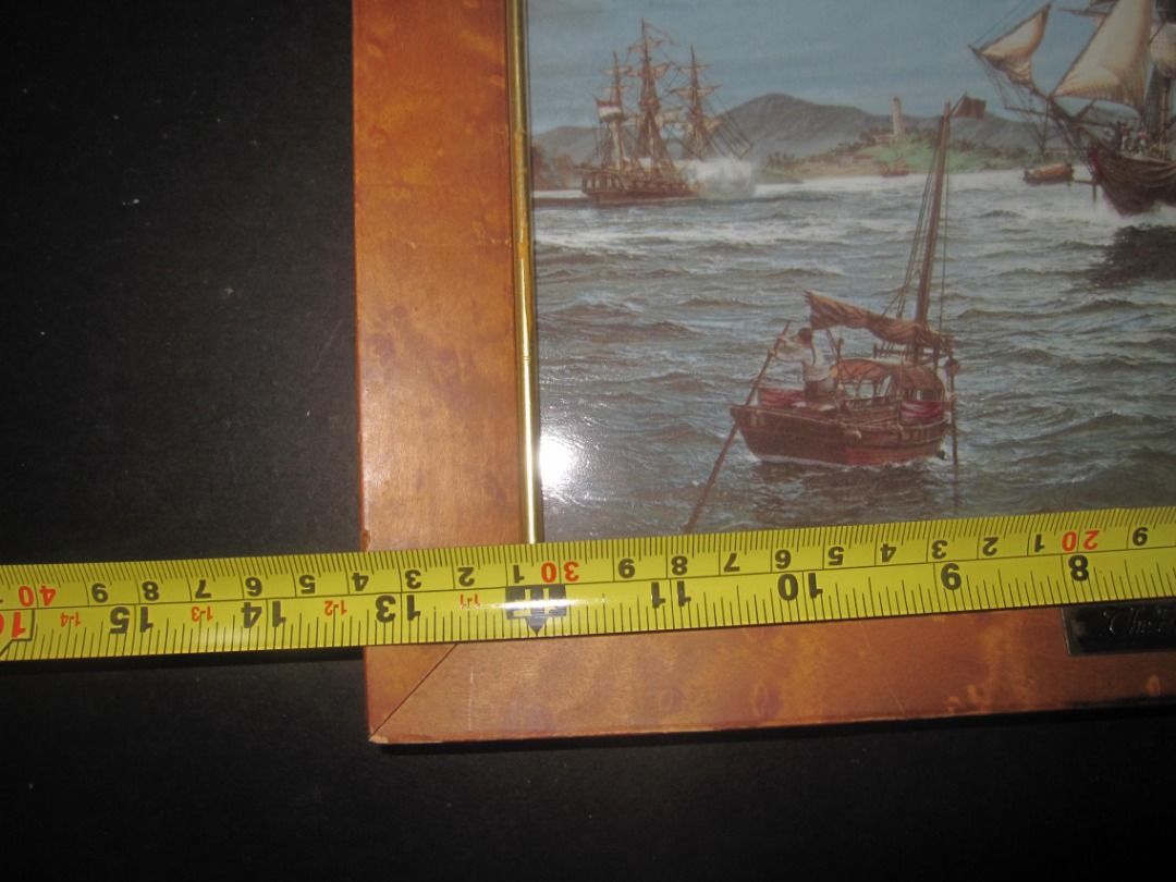 Vintage Thomas Wesley Freeman Nautical Ship Painting on Porcelain ...