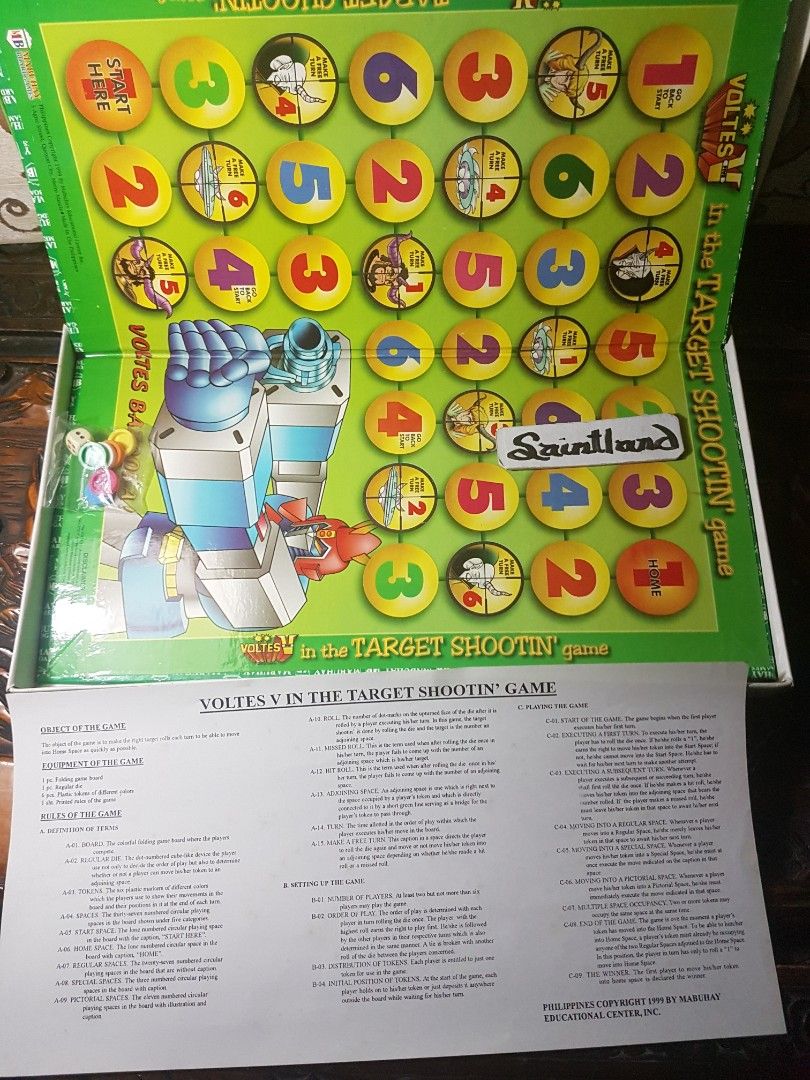 VINTAGE VOLTES V BOARD GAME PHILIPPINE MADE TOY, Hobbies & Toys, Toys ...