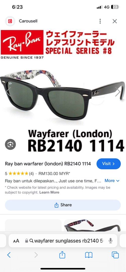 Waferer, Men's Fashion, Watches & Accessories, Sunglasses & Eyewear on ...