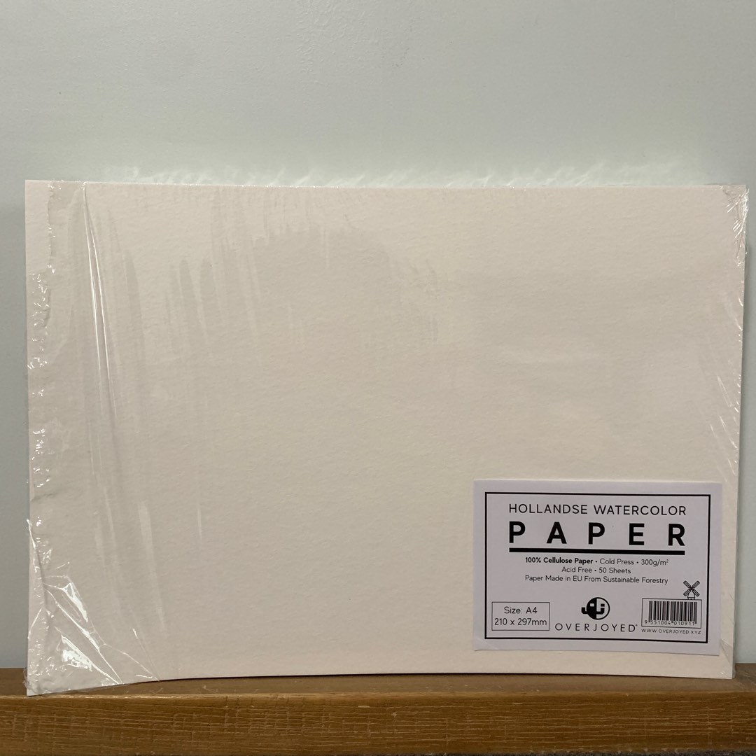 10pc A4 Hollandse watercolour paper from Overjoyed - cold pressed A4 ...