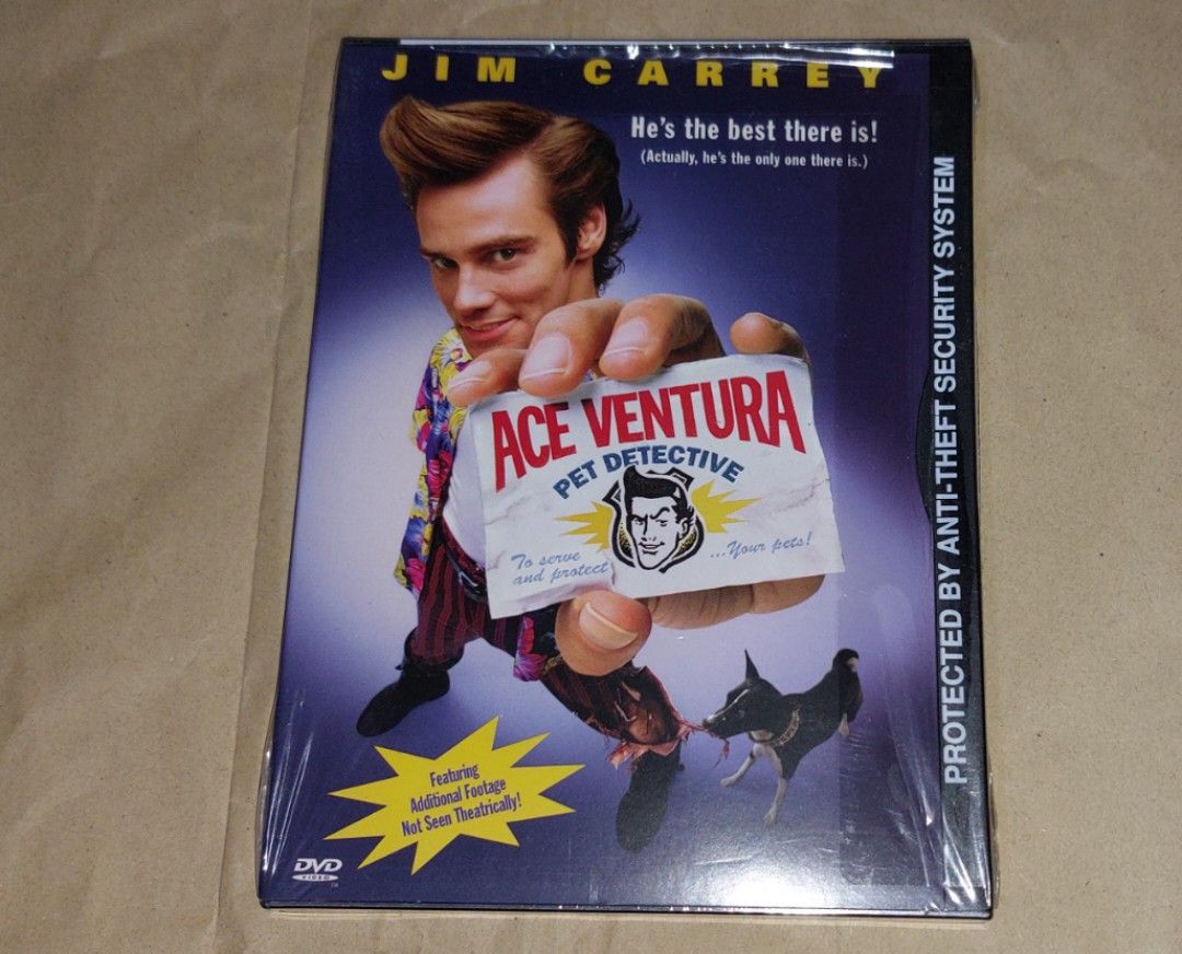 Ace Ventura Pet Detective Jim Carrey Collectible Movie DVD Video Collection Sealed, Hobbies ...