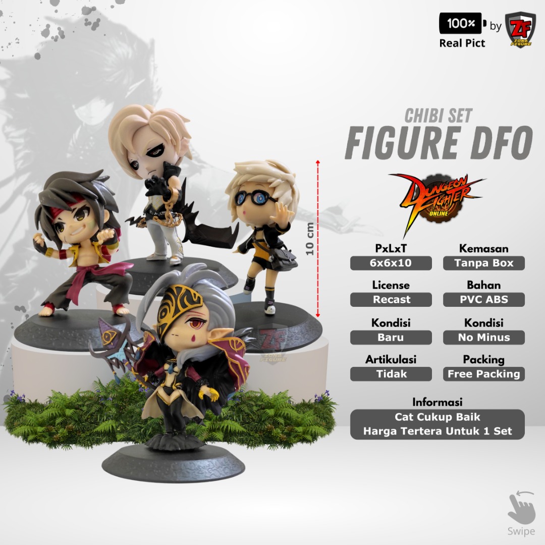 Action Figure Dungeon Fighter Online Chibi DFO Set Pajangan DFO Koleksi ...