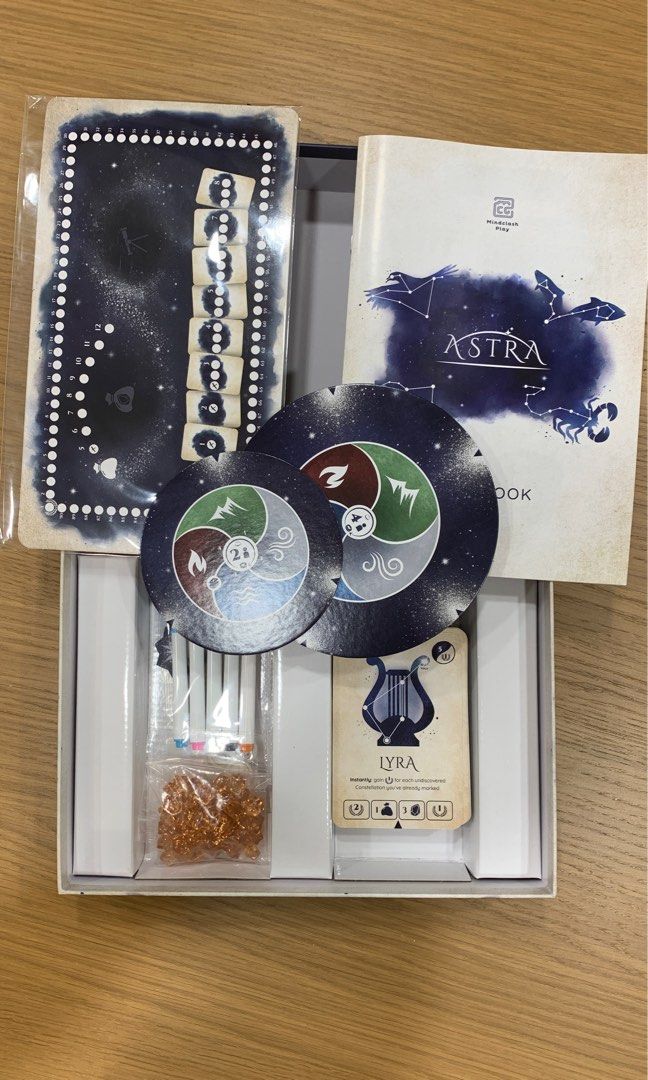 Astra Board Game (w promo pack), Hobbies & Toys, Toys & Games on Carousell