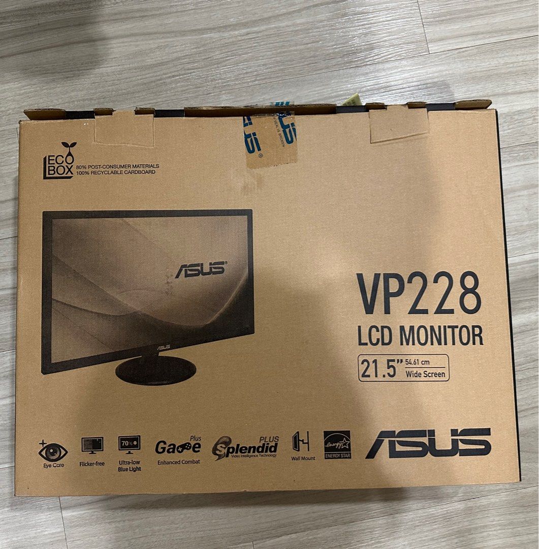 ASUS 電腦螢幕 液晶顯示器 VP228 21.5吋, 電腦及科技產品, 桌上電腦或筆記型電腦在旋轉拍賣