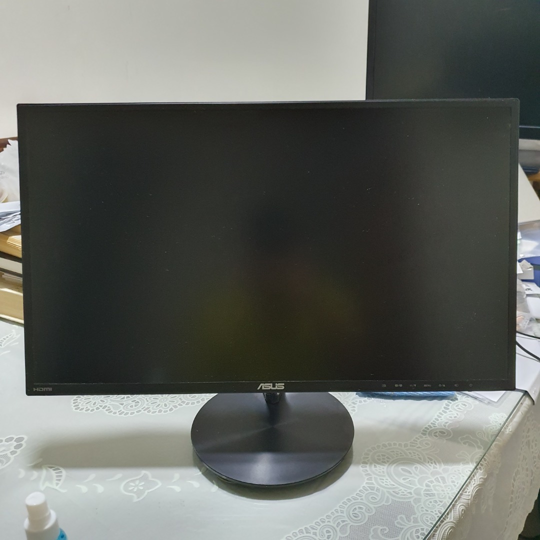 asus vn247 24'' inch gaming monitor 電腦螢幕, 電腦＆科技, 電腦周邊及配件, 電子屏幕 - Carousell