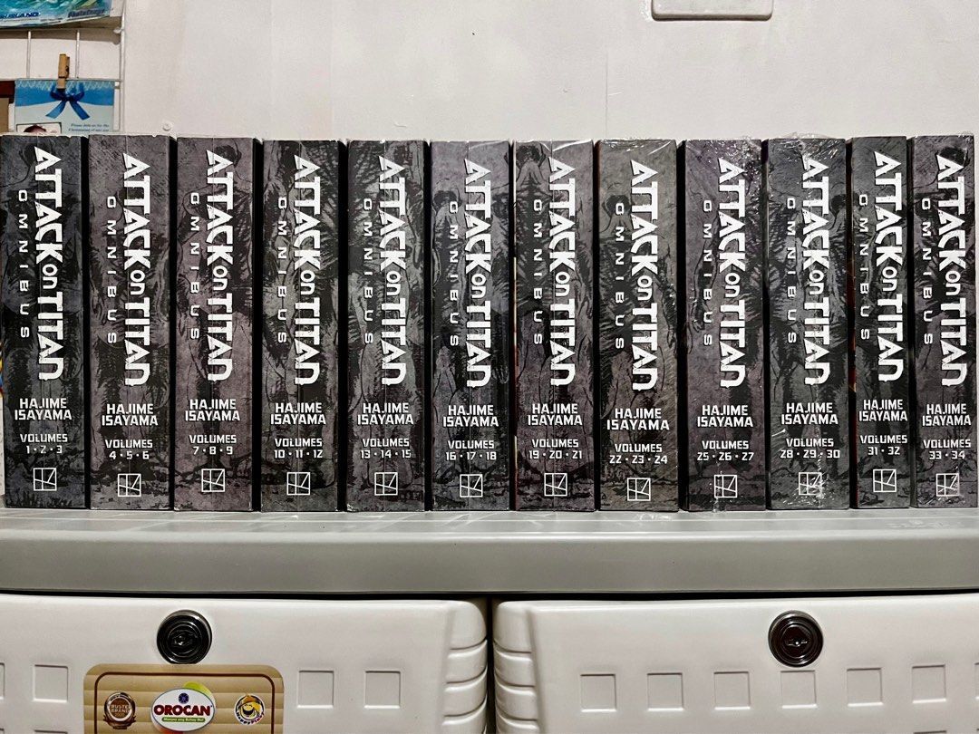 Attack On Titan Omnibus Complete Set, Hobbies & Toys, Books & Magazines ...