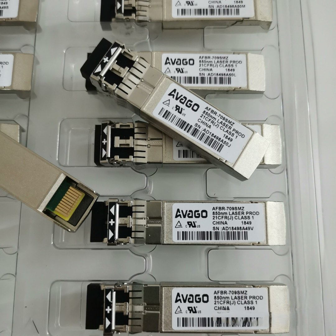 Avago SFP+ 10Gbps-SR/SW Transceiver, AFBR-709SMZ multimode fiber optic module, Computers & Tech ...