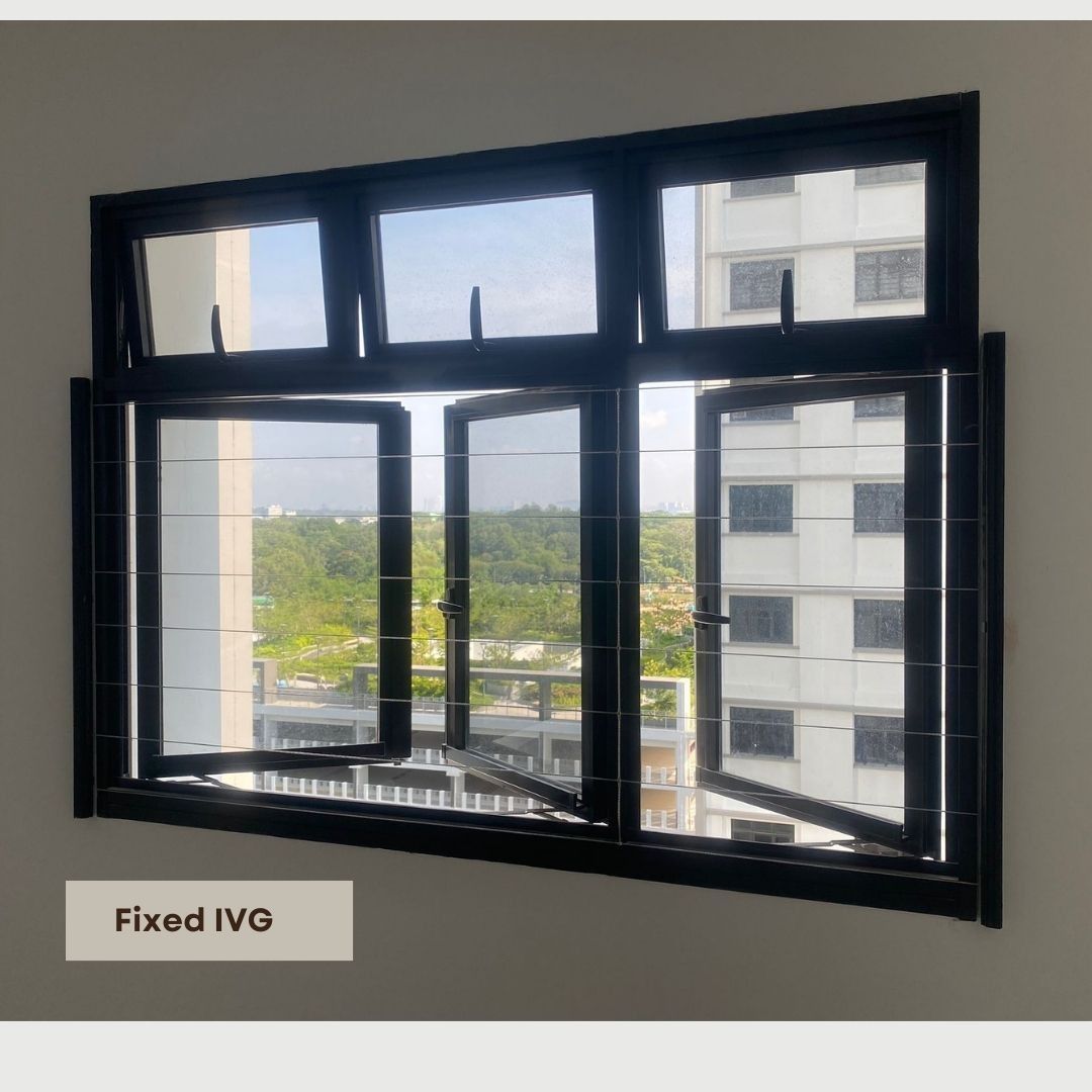 BTO Invisible Grilles/HDB Invisible Grilles/Aluminium Grilles/Fixed or ...