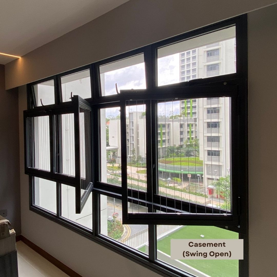 BTO Invisible Grilles/HDB Invisible Grilles/Aluminium Grilles/Fixed or ...