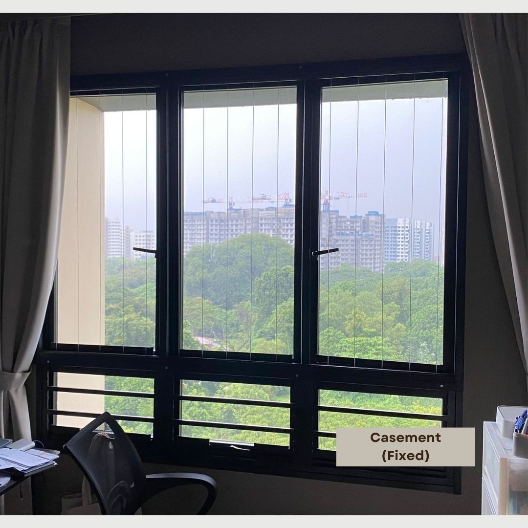 BTO Invisible Grilles/HDB Invisible Grilles/Aluminium Grilles/Fixed or ...