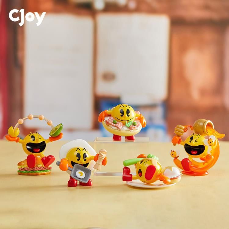 CJOY x Bandai Namco 吃豆人 Pac Man 小精靈 早午餐系列 萬代 盲盒 公仔桌面, 書籍、休閒與玩具, 玩具、公仔、桌遊在旋轉拍賣