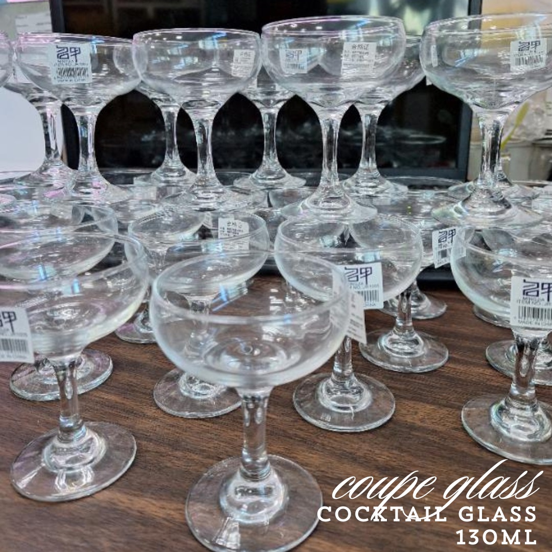 Cocktail glasses, coupe glass, bar stemglass, restaurant bar glassware ...