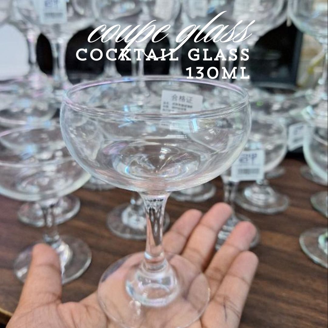 Cocktail glasses, coupe glass, bar stemglass, restaurant bar glassware ...