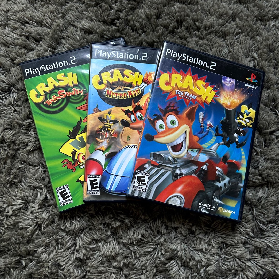 Crash Bandicoot Action Pack PS2 Game, Video Gaming, Video Games ...