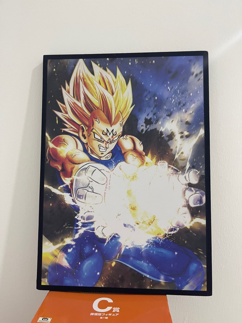 Dragon Ball Vegeta Frame, Furniture & Home Living, Home Decor, Frames ...