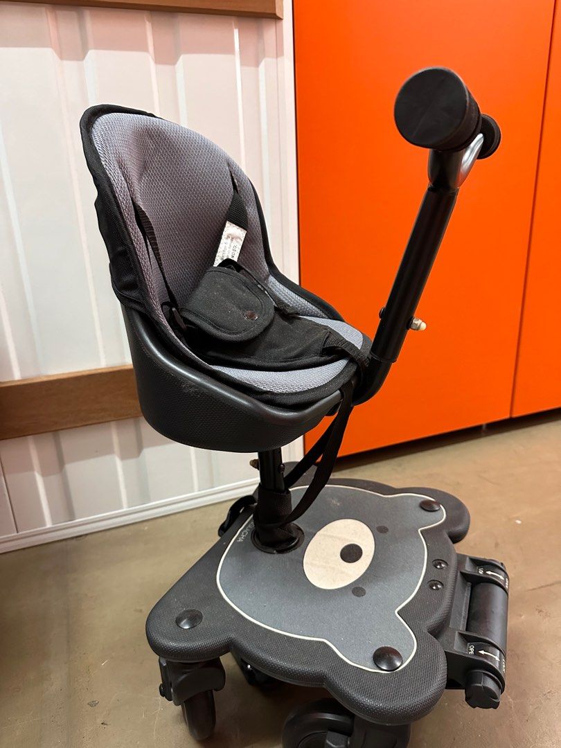 Englacha 2-in-1 Cozy 4 Wheel Rider Stroller Board & Seat, Babies & Kids ...