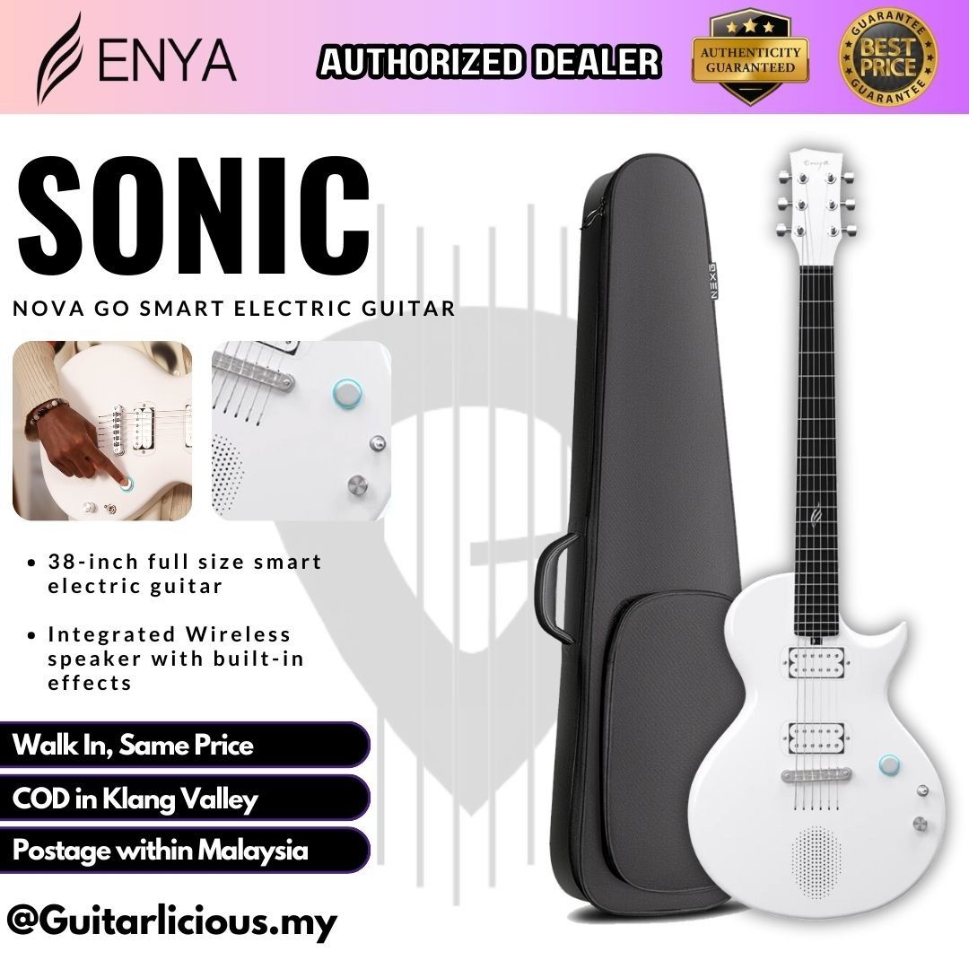 Enya Nova Go Sonic Carbon Fiber composite Electric Guitar with Built In ...