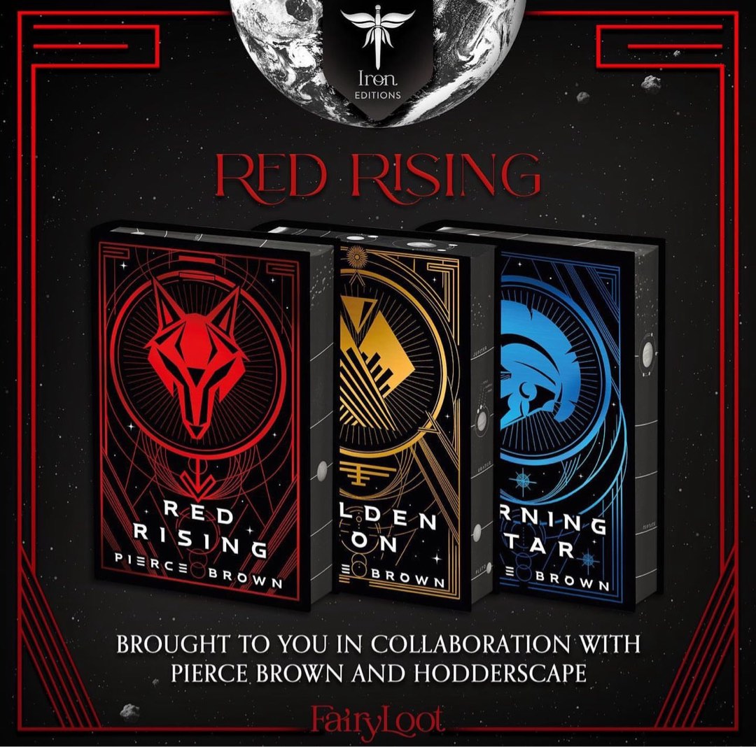 Fairyloot Red Rising, Golden Son, Morning Star, Hobbies & Toys, Books ...