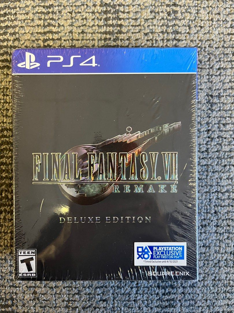 Final Fantasy VII Remake: Deluxe Edition (R1), Video Gaming, Video Games, PlayStation on Carousell