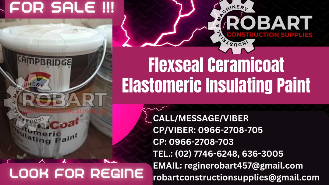 Flexseal Ceramicoat Elastomeric Insulating Paint, Commercial ...