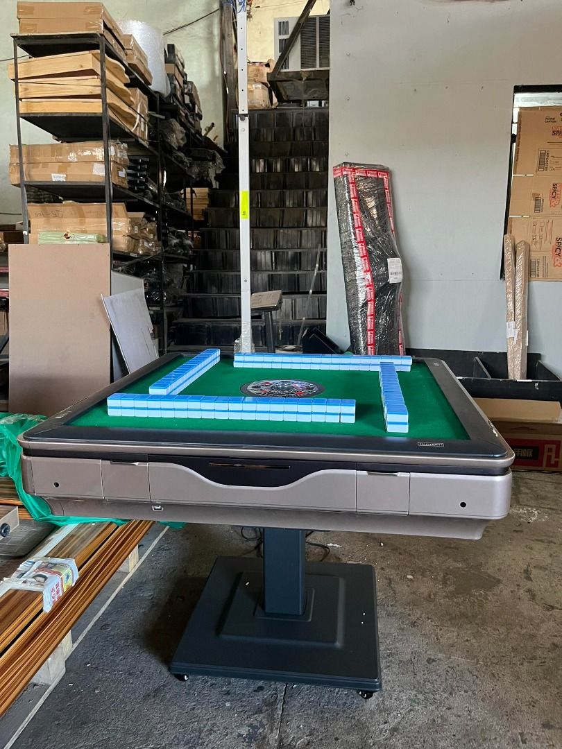 FOLDABLE AUTOMATIC MAHJONG TABLE, Sports Equipment, Sports & Games ...