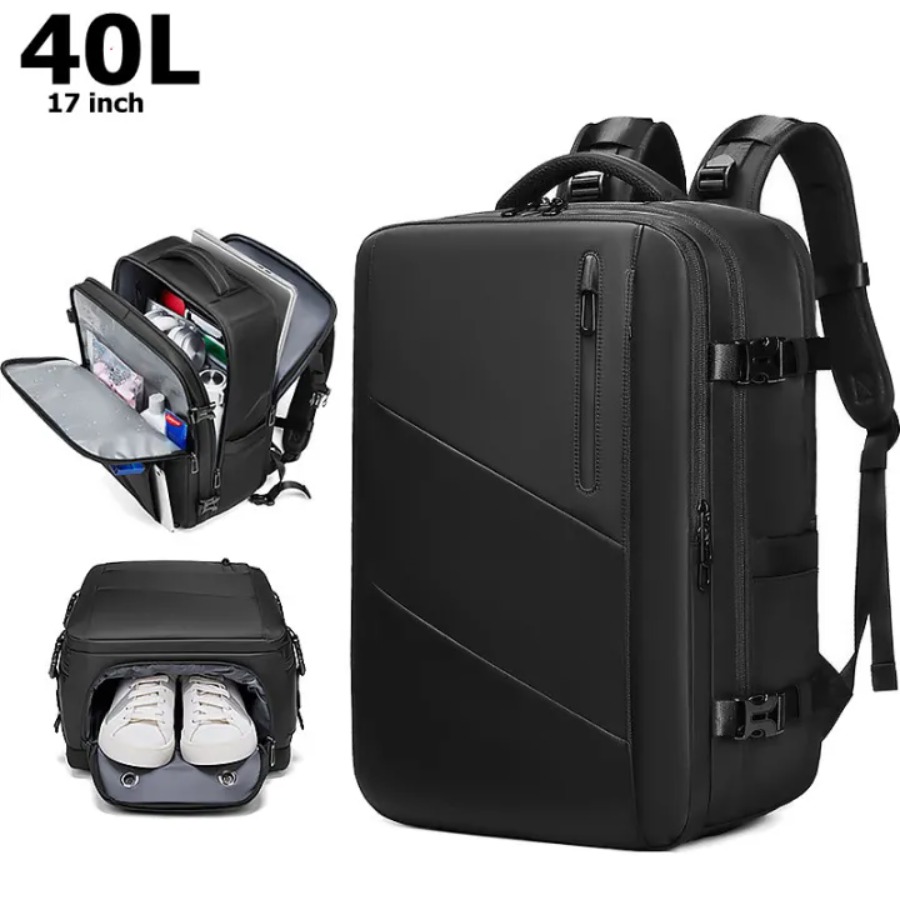 FRN 0L Large Capacity Backpack 17.3 Inch Laptop Backpack, Men's Fashion ...