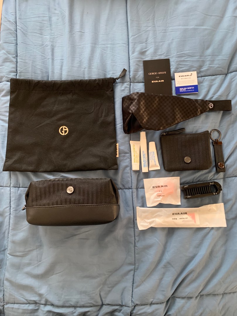 Giorgio Armani x Eva Air Business Class Amenity Kit, Beauty & Personal ...