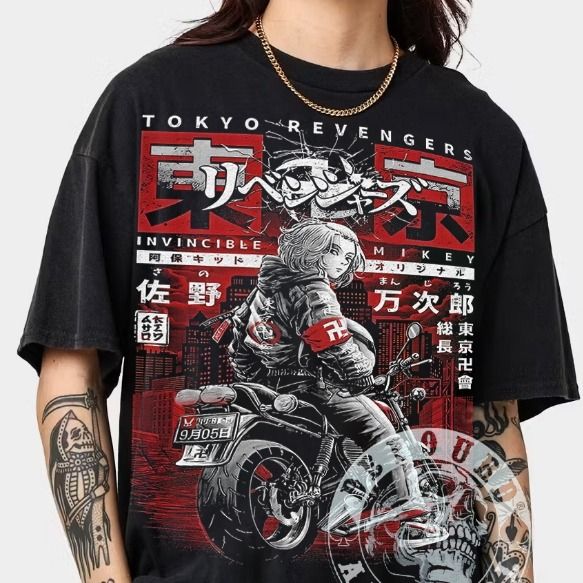 Kaos Anime MICKEY TOKYO REVENGERS, MICKEY TOKYO MANJI Anime Vintage ... Kaos Anime MICKEY TOKYO REVENGERS, MICKEY TOKYO MANJI Anime Vintage ...