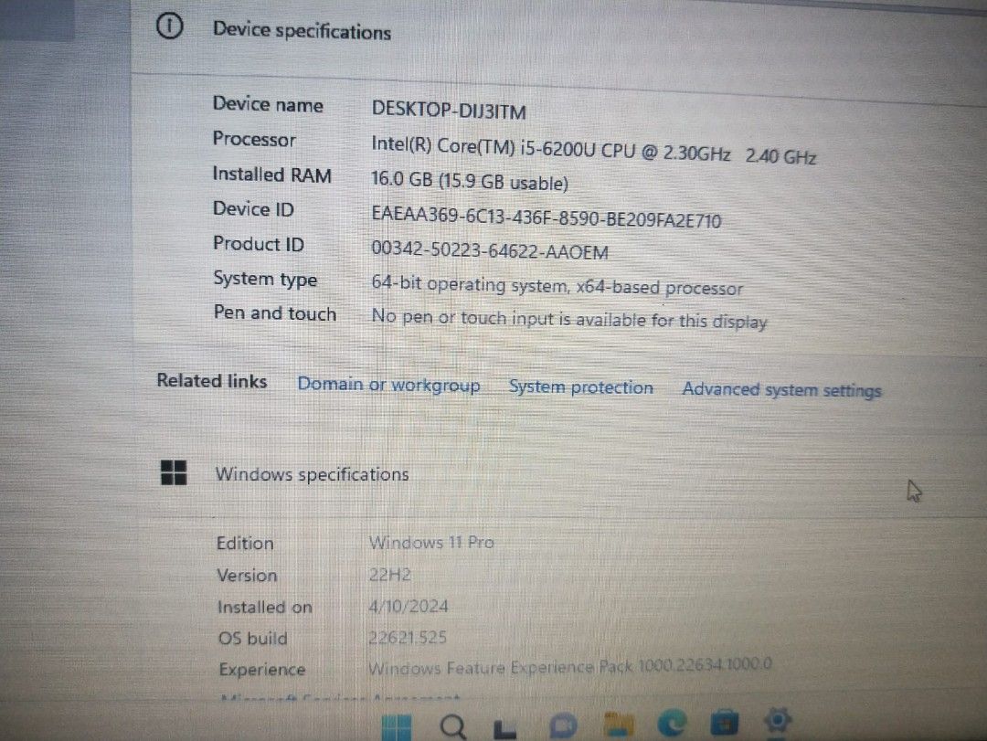 Lenovo Thinkpad Model T470p 14.6 inches fully HD display core i5- Gen-6 ...