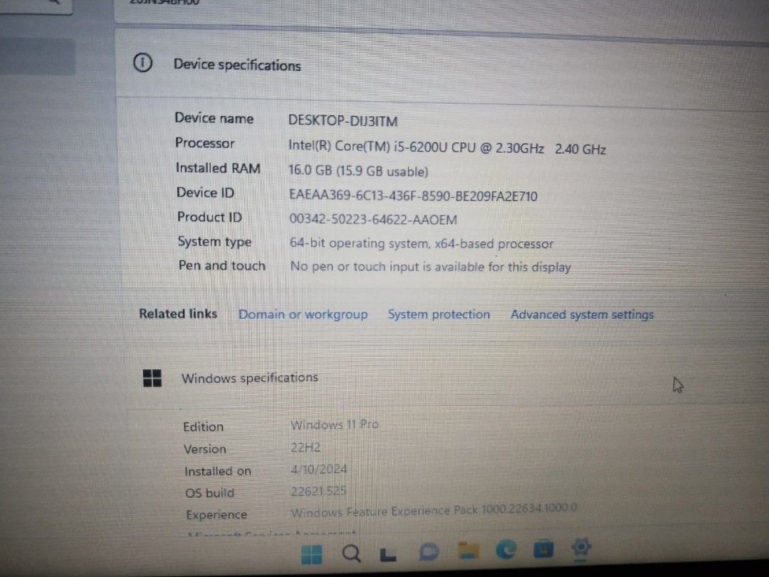 Lenovo Thinkpad Model T470p 14.6 inches fully HD display core i5- Gen-6 ...