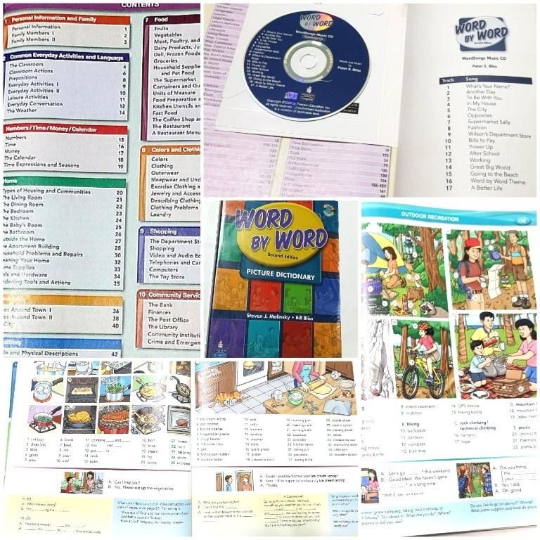 Longman Word By Word Picture Dictionary / Times Illustratred Dictionary ...