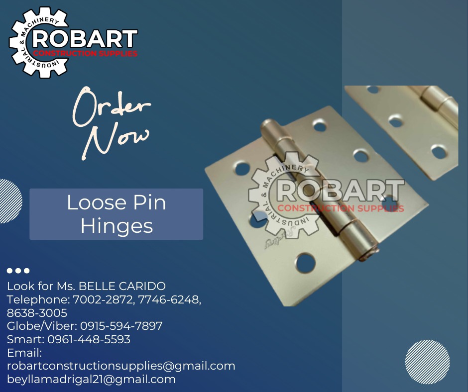 Loose Pin Hinges, Commercial & Industrial, Construction Tools ...