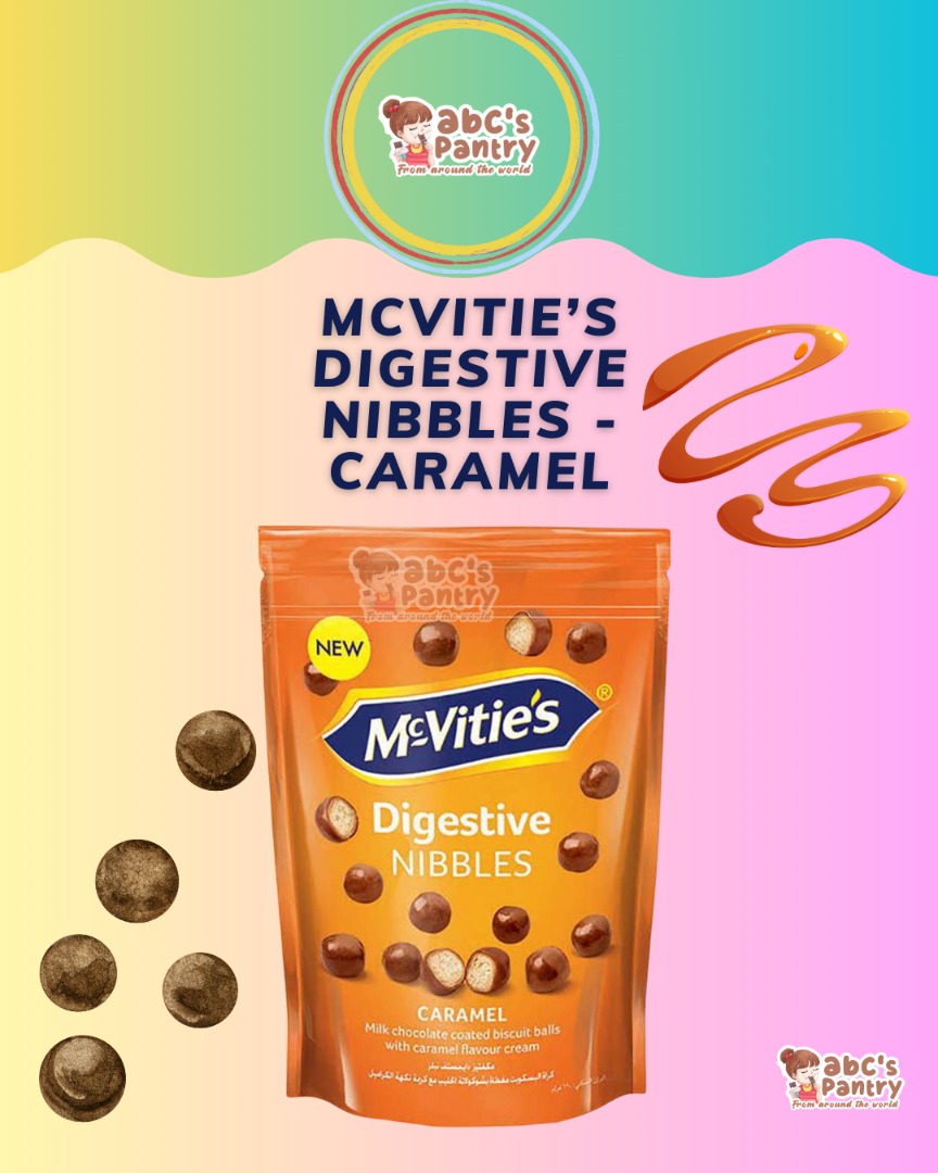 McVitie's DUBAI | Digestive Nibbles Caramel Chocolate | 120g, Food ...