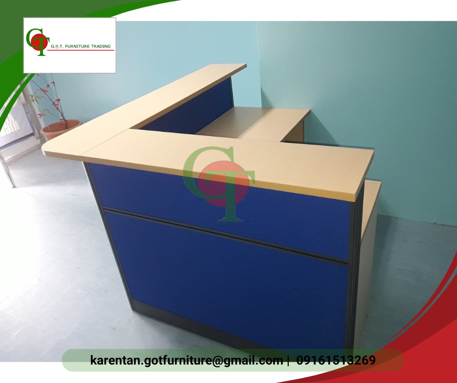 Modular Reception Counter | Reception Table., Furniture & Home Living ...