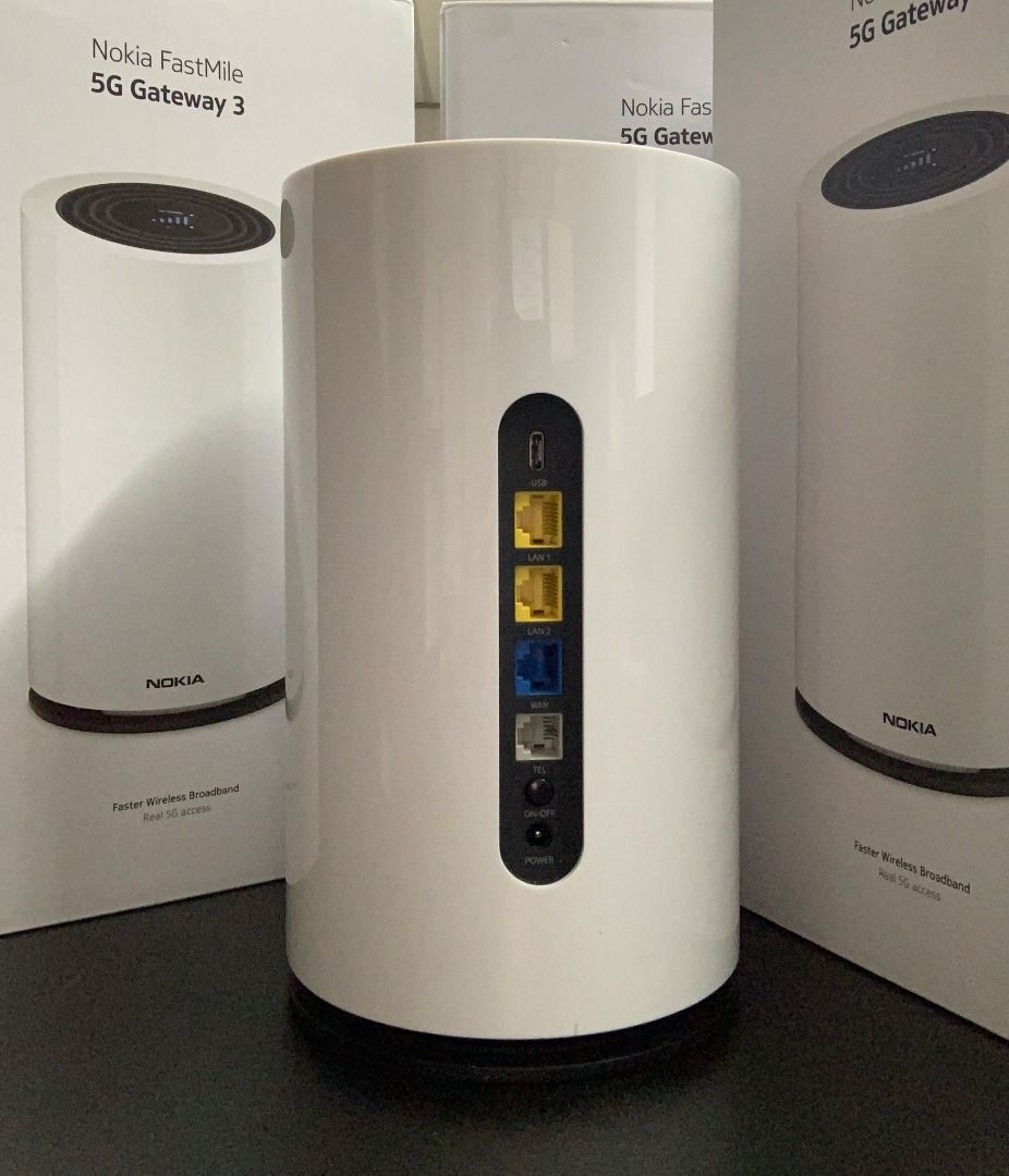 Nokia FastMile 3 5G Touch Screen (5G12-13W-A) 3.8Gbps Wi-Fi 6 AX3600 ...