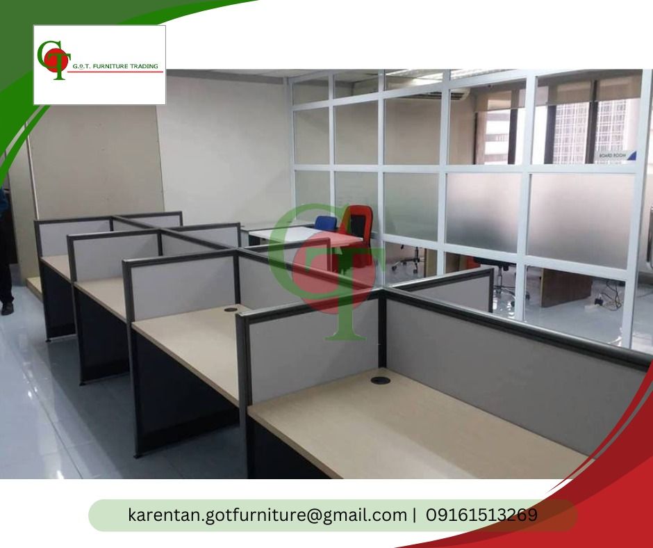 Office Table Partition | Modular Worksation., Furniture & Home Living ...