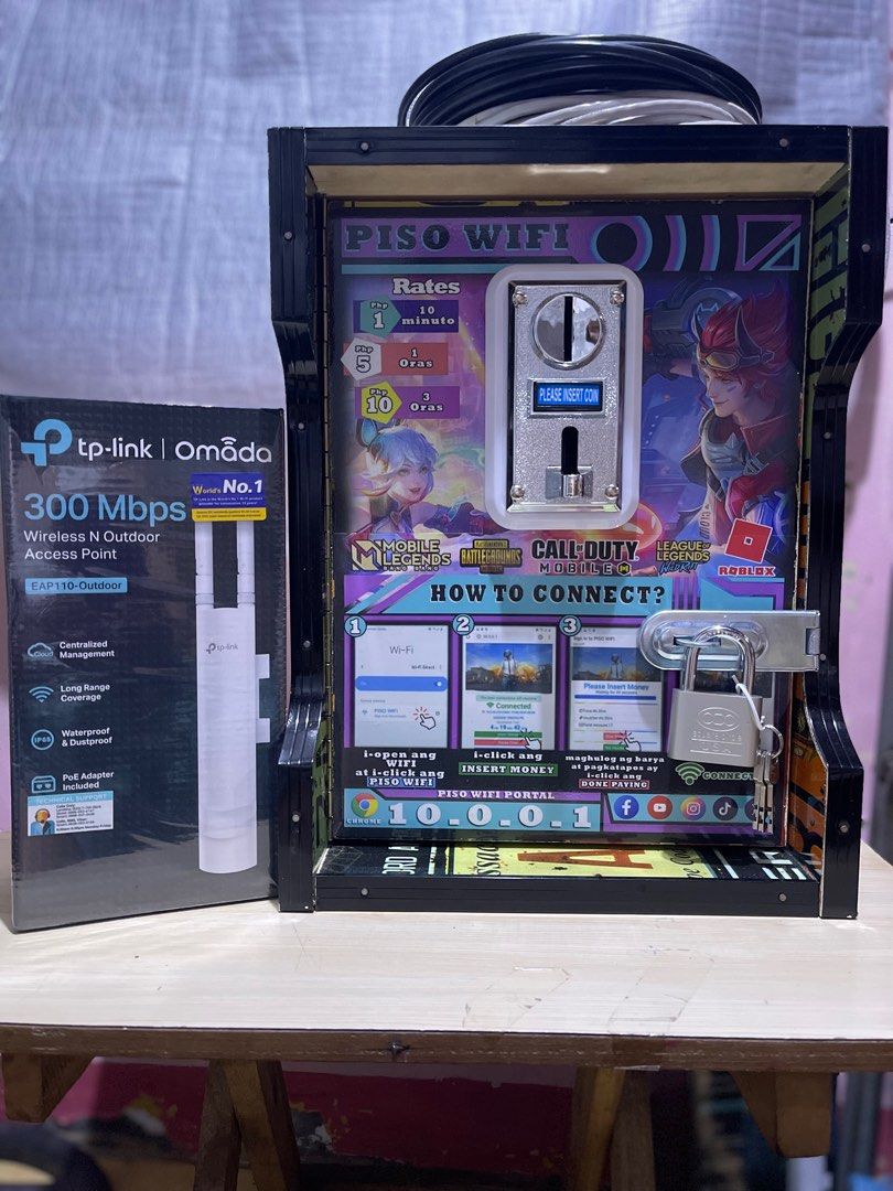 PISO WIFI VENDO MACHINE, Computers & Tech, Office & Business Technology ...