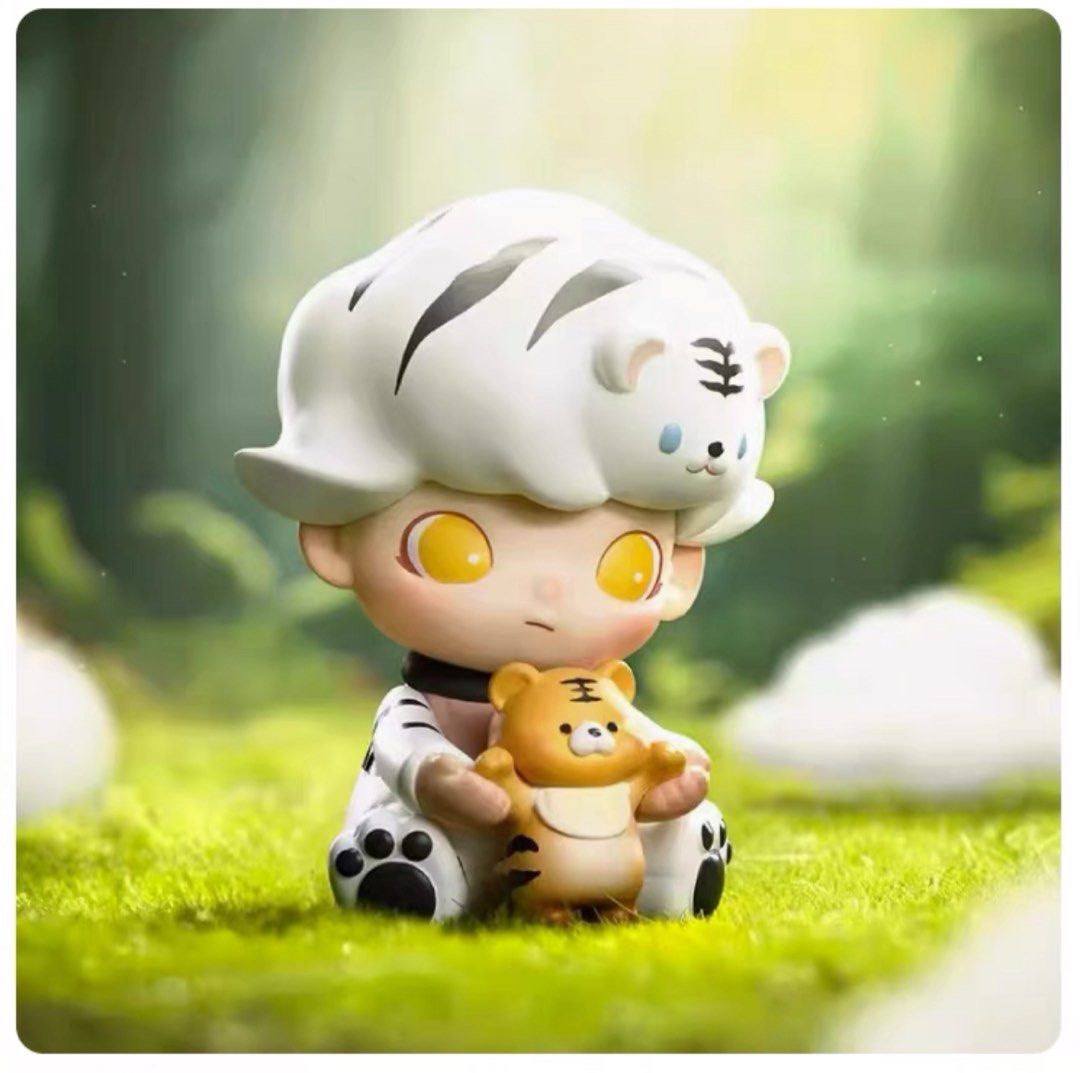 POP MART DIMOO Animal Kingdom Series Figures - Tigers Learn to Walk ...