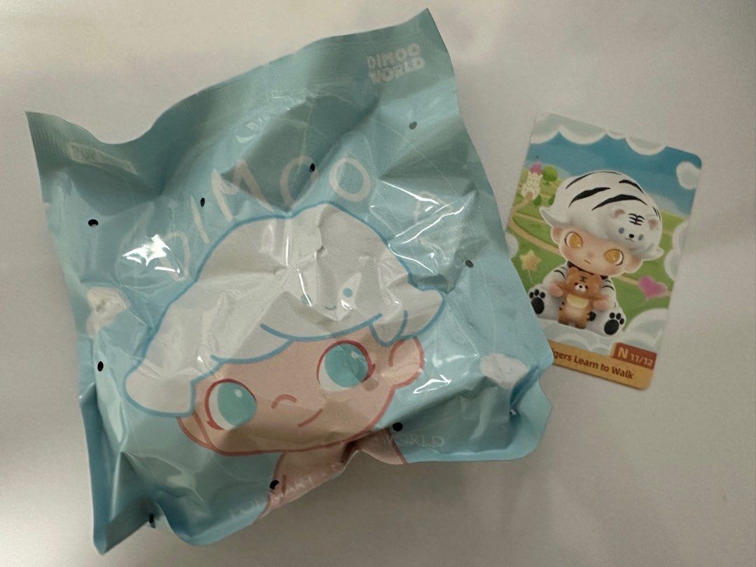 POP MART DIMOO Animal Kingdom Series Figures - Tigers Learn to Walk ...