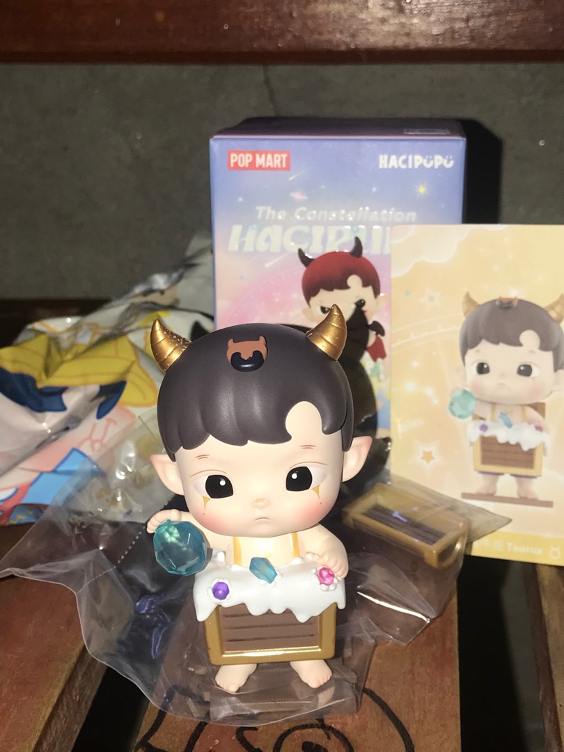 Popmart Hacipupu Taurus, Hobbies & Toys, Toys & Games on Carousell