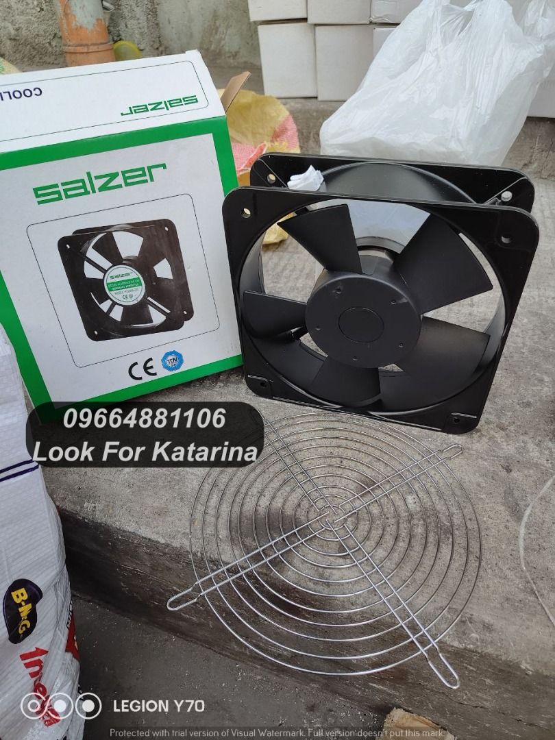 Salzer Axial Fan, Commercial & Industrial, Construction Tools & Equipment on Carousell