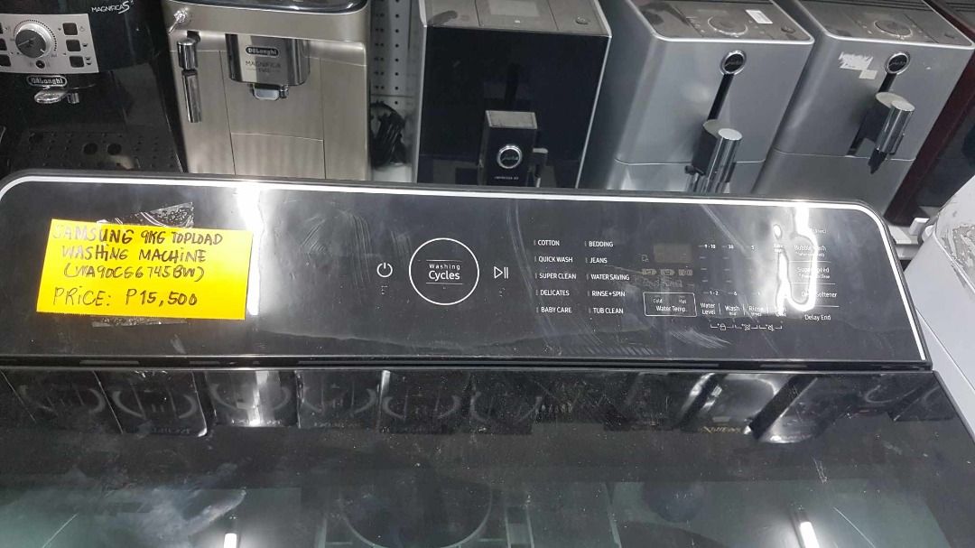 SAMSUNG 9kg Topload Bubble Wash Digital Inverter, TV & Home Appliances ...