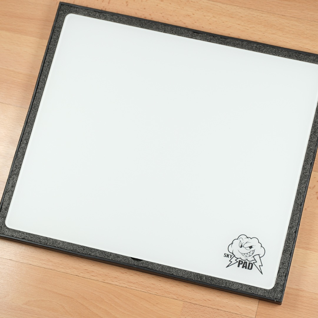 SkyPad 3.0 Glass Mouse Pad Mat white Large 350 x 300 x 3.6mm, Computers ...