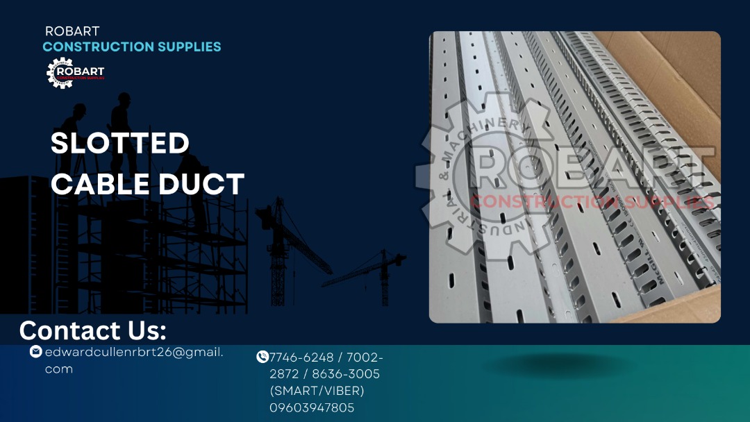 Slotted Cable Duct, Commercial & Industrial, Construction & Building ...