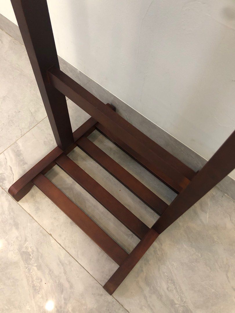 Suit Valet Stand Hanger Berdiri Gantungan Jas Rak Multiguna Pakaian ...