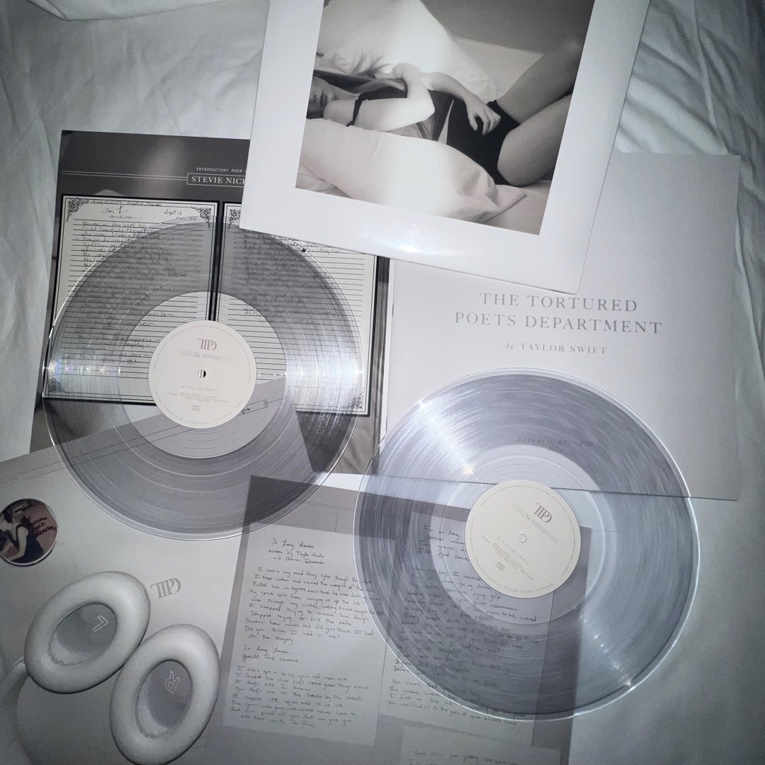 Taylor Swift- CLEAR VINYL - TTPD -Target exclusive, Hobbies & Toys ...