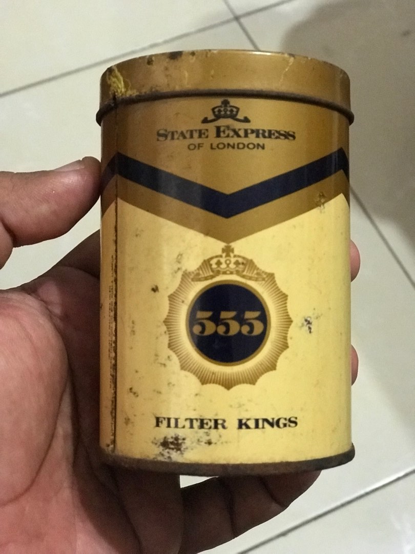 Tin Rokok 555, Hobbies & Toys, Collectibles & Memorabilia, Vintage ...