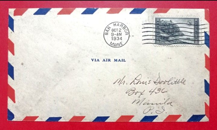 US Cover w/ Philippine Address 1934, Hobbies & Toys, Memorabilia ...