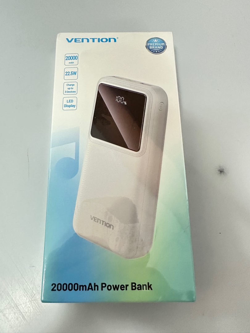Vention powerbank PD 22.5W 20000mAh, Mobile Phones & Gadgets, Mobile ...